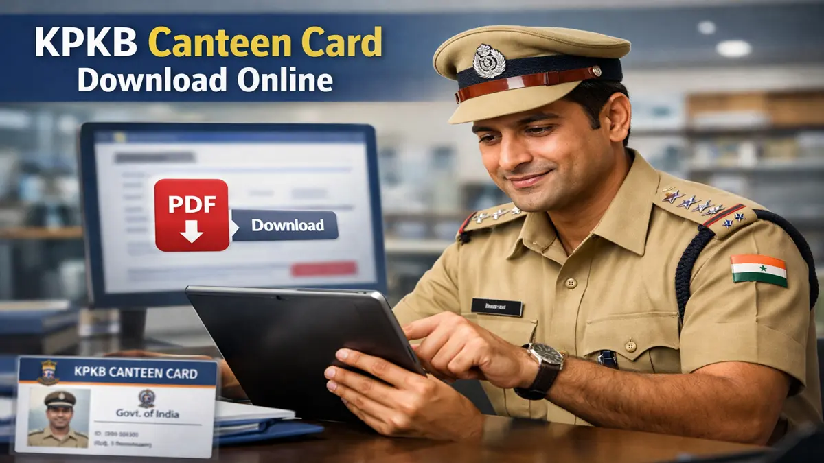 KPKB Card Download Online: How to Download KPKB Canteen Card PDF (Step ...